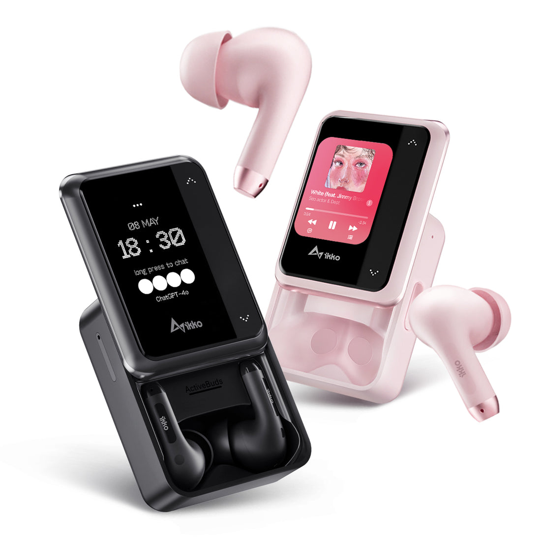 AI-Smart Earphones with Touchscreen - High Fidelity | iKKO Audio